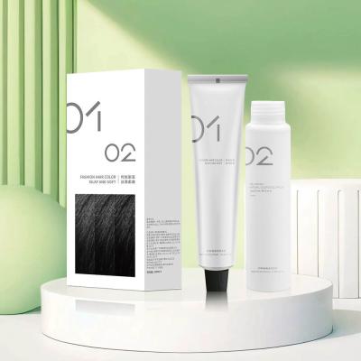 China Professional Hair Color Cream Kit Ammonia Free for Home Vibrant Color OEM for sale