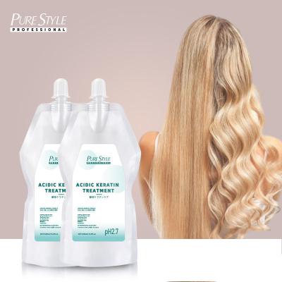 China Professional Keratin Treatment Acid Hair Smoothing Cream for Damaged Curly Hair for sale