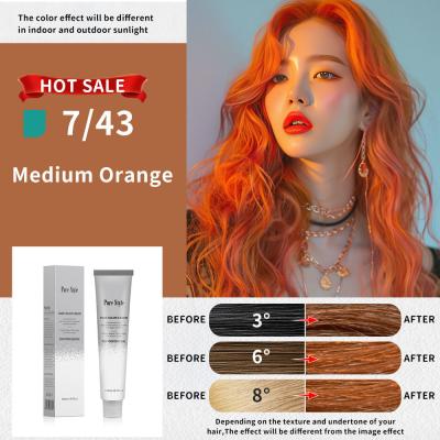 China Natural Hair Dye Cream Permanent 100% Gray Coverage for Professional Salon for sale