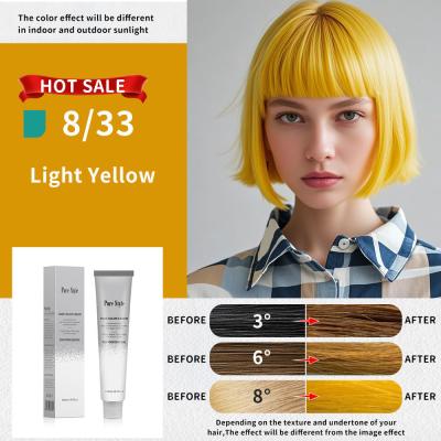 China Low Ammonia Professional Hair Color Cream Good Smell Long Lasting Hair Dye Cream for sale