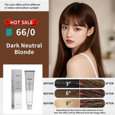 China 100ml Permanent Hair Color Cream Japanese Formula Harmless Non Irritating OEM Available for sale