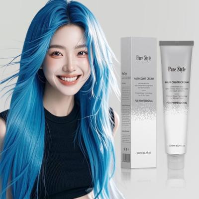 China OEM Salon Natural Dye Permanent Hair Color Cream With Private Label for sale