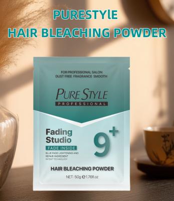 China PureStyle Home Dust-Free 50g Hair Bleaching Powder Blue Hair Color Powder for Home Use for sale