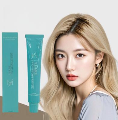 China SHUJI 90ml OEM Long-Lasting Herbal Hair Color Cream Organic Hair Dye Ammonia Free for Salon for sale