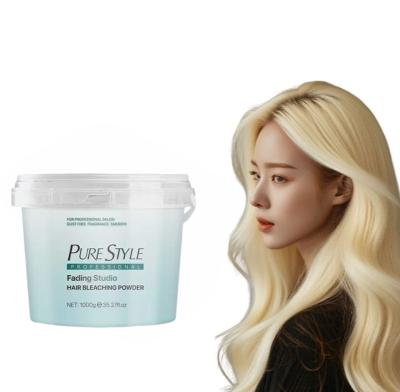 China PureStyle 1000g OEM  Light Blonde Hair Bleaching Powder High Quality Organic Blue up to 9 Level For Salon Professional for sale