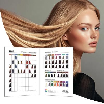 China Purestyle Hair Color Swatch Chart Professional  OEM Wholesale 47 Colors  Hot Colors High Quality for Salon for sale