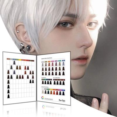 China Professional OEM Hair Color Chart  Customizable Durable Swatches  Multi-Format Options for Salon for sale