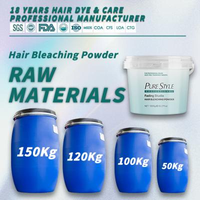 China PureStyle  Premium Quality Organic Blue Hair Bleaching Powder Raw Material Dust Free  Hair Dye Bleach OEM for sale