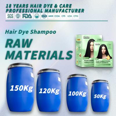 China Purestyle OEM Hair Dye Shampoo Raw Material  Plant Bubble Dye Shampoo Raw Material  Gray Coverage for sale