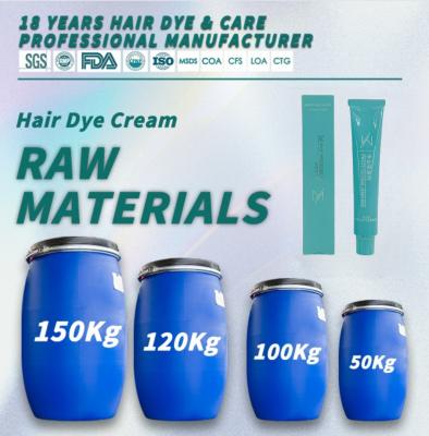 China SHUJI Long-Lasting OEM Hair Color Cream Raw Material Professional Salon Use Permanent Hair Dye Herbal Formula for sale