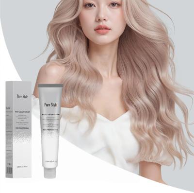 China Professional Permanent Salon Color Cream Hair Dye OEM Cosmetic Grade for sale