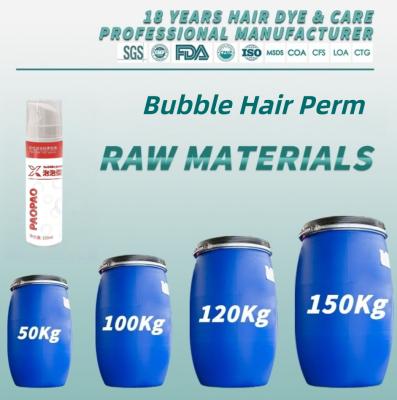 China Natural OEM Hair Perm Cream Raw Material Long Lasting Organic Hair Perm Mousse Bubble Herbal Hair Perm for sale