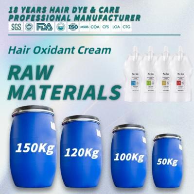 China Professional Salon Hair Developer 3% 6% 9% 12% Peroxide Oxidant Cream Raw Material OEM for sale