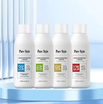China Home Dye 100ml Hair Peroxide Cream Herbal 6% 9% 12% Hair Oxidant Cream OEM  Hair Color Manufacturer Wholesale for sale