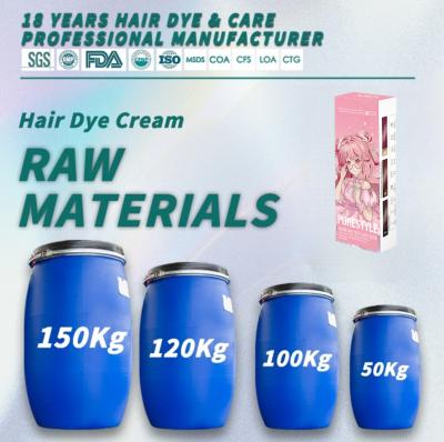 China Purestyle Herbal Formula Semi Permanent Hair DyeSet Raw Material Homeuse Organic Hair Color OEM Available for sale