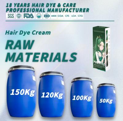 China Purestyle Herbal Semi Permanent Home Hair Dye Kit Raw Material Ammonia Free Hair Dye OEM Available for sale
