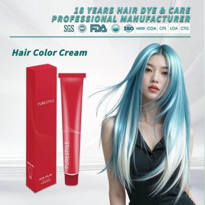 China CANSE 90ml OEM Hair Color Cream Plant Based Multiple Shades Easy Application Salon Wholesale for sale