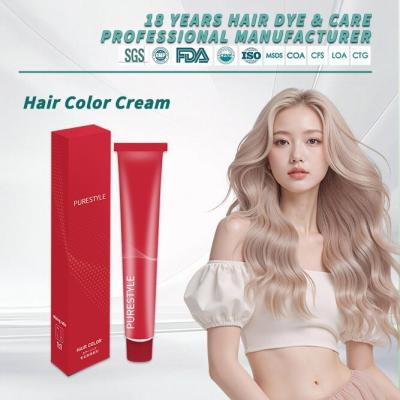 China CANSE Professional Hair Color Cream 90ml Rich Shades Plant Fragrance Non Drying Formula OEM Wholesale for sale