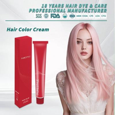 China CANSE Wholesale 90ml Hair Dye Cream Plant Based Variety of Colors No Dryness OEM Available for sale