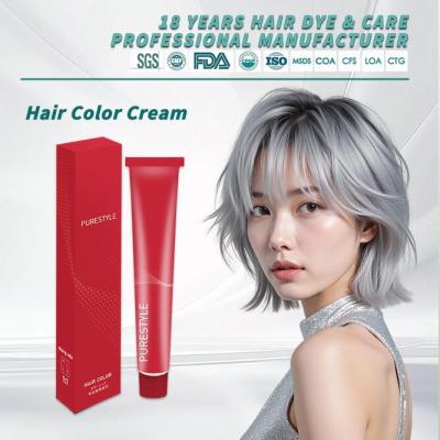 China CANSE Professional OEM Hair Color Cream 90ml Rich Shades Gentle Formula Wholesale for sale