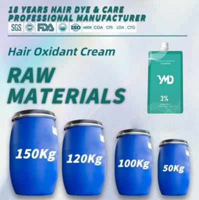 China YMD Professional Natural Hair Oxidant Cream Raw Material  3% 6% 9% 12% Permanent Hair Color  Developer OEM/ODM for sale