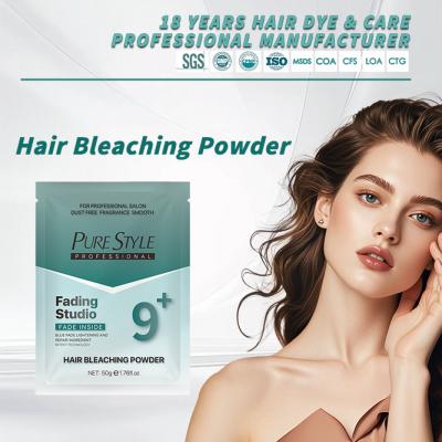 China Purestyle OEM Hair Bleach Powder Dust Free Amonia Free Lightener Powder for Natural Hair Dye for sale