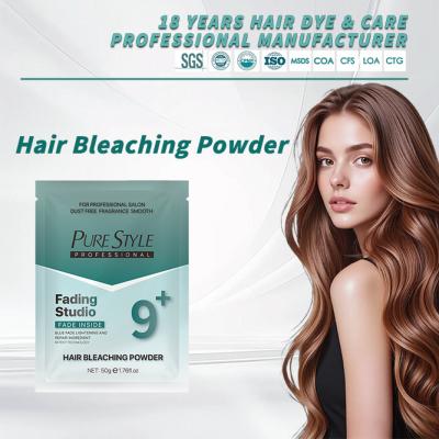 China Purestyle OEM Hair Bleach Powder up to 9 Levels Herbal Salon Lightener  Dust Free Factory Supply for sale