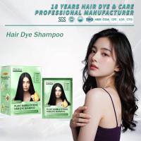 Quality Wholeale Herbal Instant Hair Dye Shampoo Long Lasting Harmless 300ml OEM for sale
