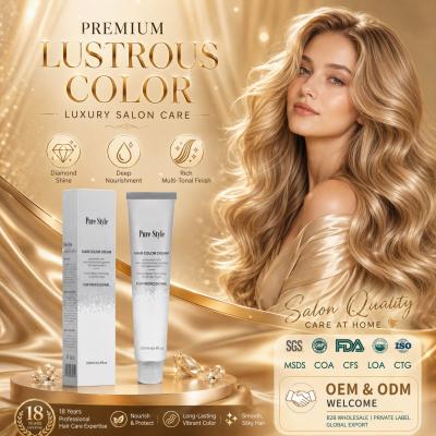 China Wholesale Salon Use Free Samples Permanent Professional Hair Dye Cream OEM for sale