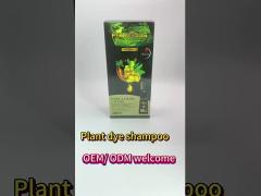 Fast Black Fast Color in Stock Plant Bubble Hair Dye Shampoo 500ml in Big Size With Comb and With Gl