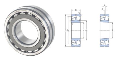 China Spherical roller bearings 22205 CC/W33 for sale