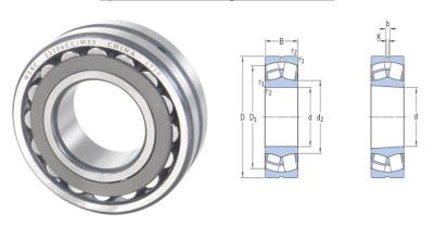 China Spherical roller bearings 22206 CC/W33 for sale
