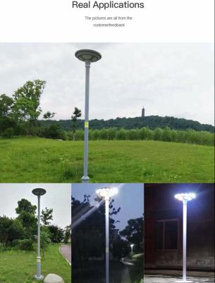China 2020 Trending product outdoor round deco solar led garden light 15 watt UFO solar street light for sale