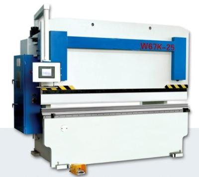 China 2D graphical 2500KN  Nominal pressure WC67K cnc hydraulic press brake with NT3-G25F pump for sale