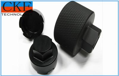 China Black Non-Standard CNC Lathe Machine Parts / Precision Metal Components For Machinery for sale
