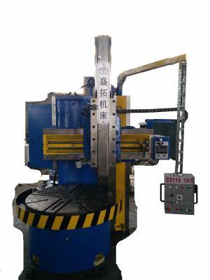 China Table Diameter 1250 mm Normal Single Column Vertical Lathe C5116 for sale