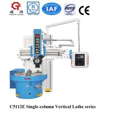 China C5112E China single column vertical turret lathe conventional VTL vertical lathe machine for sale