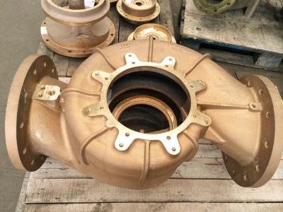China Bronze sand casting horizontal centrifugal pump housing NF EN , DIN , EN for sale