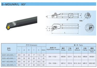 China CNC Lathe Toolholder Internal turning tool holders for couplings for sale