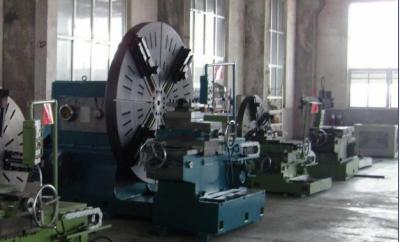China Large Size Floor Type Mechanical Facing Lathe Machine With 4 Steel Jaws 1800mm for sale