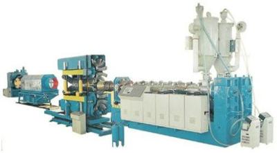 China PVC , PE Plastic Double Wall Corrugated Pipe Production Line  90mm ~ 160mm for sale