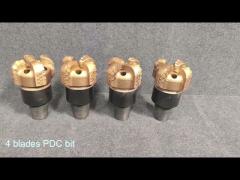 Customized 269mm 5 Wings PDC Polycrystalline Diamond Compact Drill Bits Well Drilling