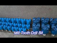 three cone milled tooth drill bit with single/double layer seal construction