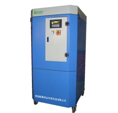 China LB-JC smart type portable welding fume extractor， PLC touch screen control panel welding smoke master for sale