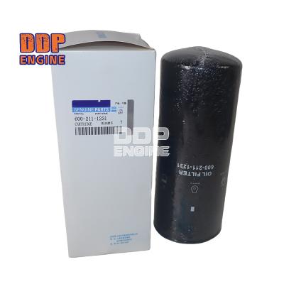 China 600-211-1231 600-211-1291 6002111231 6002111291 Engine Oil Filter For Excavator PC1250-7 PC400-6 PC450-6 for sale