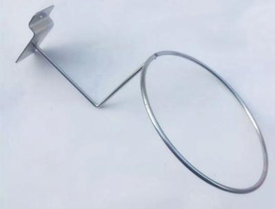 China Mobile Sports Display Rack Electroplating Steel Basketball Hook For Slat Panel for sale