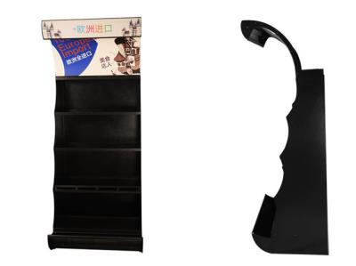 Cina Banco di mostra dello spuntino della scaffalatura degli alimentari del centro commerciale con la pubblicità della scatola leggera in vendita