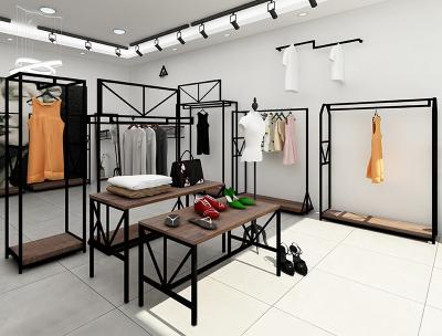 Cina Espositori d'acciaio al minuto professionali dei visualizzatori dell'abbigliamento per il negozio di vestiti delle donne in vendita