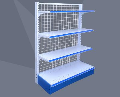 China Chain Store Supermarket Display Shelving Wire Mesh Storage Shelves Light Duty for sale