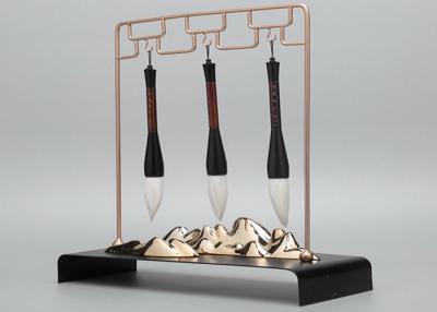 China Stainless Steel Shop Window Displays Accessories Brush Pen Display Stands for sale